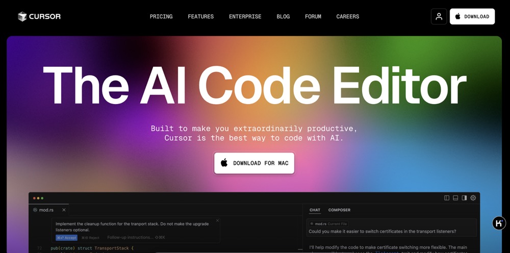 Cursor - The AI Code Editor